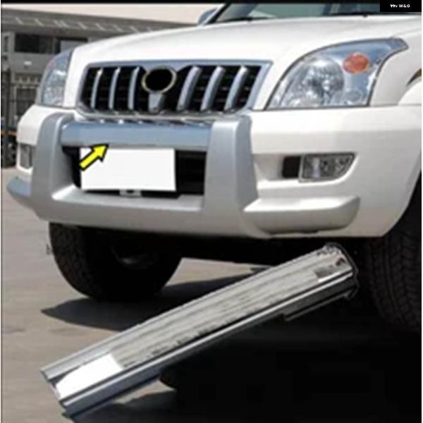 トヨタ プラド FJ120 LC120 2003-2009 ABS クロームフロント バンパー カバー ストリップ トリム 1PC カスタム パーツ アクセサリーHigh-concerned chemical:NoneItem Weight...