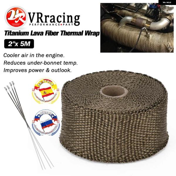 2インチ5メートルチタンターボ マニホールド 熱排気熱ラップテープ 4枚 ステンレス タイVR1905T カスタム パーツ アクセサリーHigh-concerned chemical:NoneSpecial Features:0Item D...