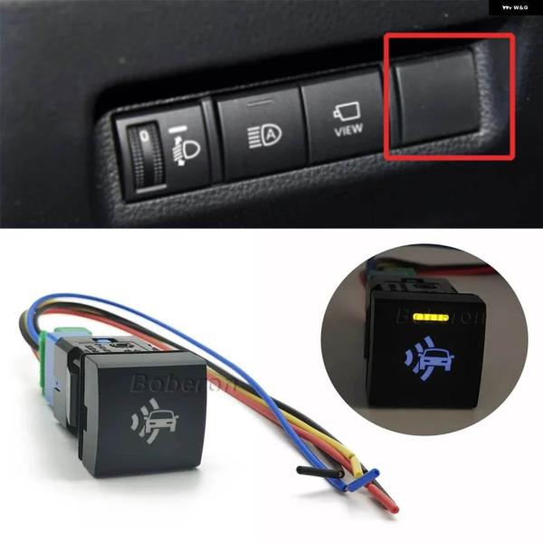 DRL LED ライト パーキング レーダーステアリングステアリングシールミュージックスイッチ プッシュ ボタン トヨタ カムリ V70 2018年RAV4カローラアルティス 2019年PRADO 2020年 カスタム パーツ アクセサリー...