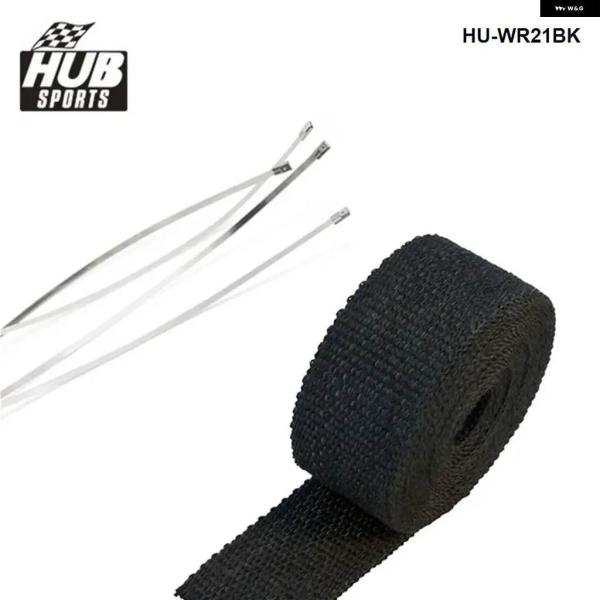 排気サーマルラップテープ タイ付き 2インチ10メートル トヨタ スープラ MK3 MA70 7M-GT 86-92 HU-WR21BK カスタム パーツ アクセサリーSpecial Features:universalItem Diame...