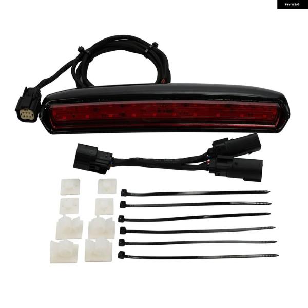 キングチョップド トランク LED リザードライト ハーレー ツーリングストリートエレクトラグライド ロードキング 2014-2024年モデル オートバイ カスタム パーツ アクセサリーBattery Included:NoHigh-con...