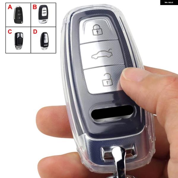 カーキーシェルケースカバー アウディ A3 S3 A4 S4 A5 S5 A6 S6 A1 SLINE QUATTRO Q2 Q3 Q5 Q7 RS RS3 RS4 キーフォブ カスタム パーツ アクセサリーBrand Name:HELLB...