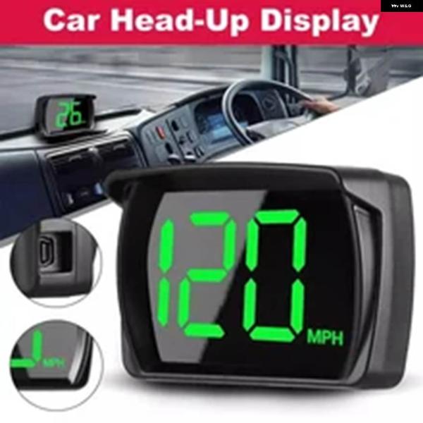 GPS KMH HUD デジタルスピード メーター ヘッドアップ ディスプレイ カーエレクトロニクス ディスプレイ 大きなフォント KMH リマインダーメーター カスタム パーツ アクセサリーHigh-concerned chemical:...