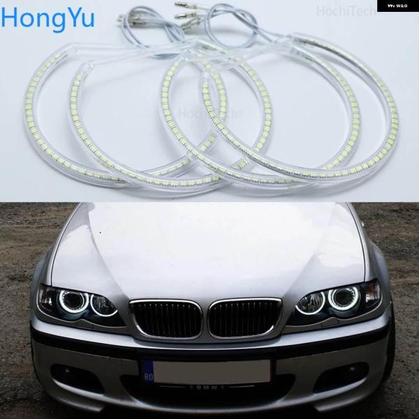 BMW フェイスリフト前型 E46 クーペカブリオ プロジェクター 1998-2003 SMD LED エンジェルアイ キット 優ライト性能 DRL カスタム パーツ アクセサリーHigh-concerned chemical:NoneMo...
