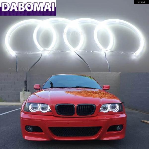BMW 3シリーズ E46 1999-2004 2000-03 SMD LED エンジェルアイ キット DRL 優ライト性能 カスタム パーツ アクセサリーHigh-concerned chemical:NoneSocket Type:D5...