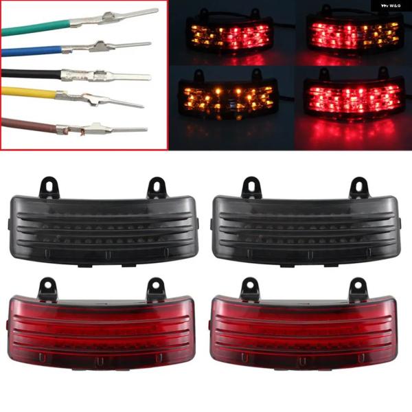 一体型 バイク トライバー リア LED テールライト ブレーキ ウィンカーランプ ハーレー ツーリング ストリート ロード グライド FLHX FLTRX カスタム パーツ アクセサリーBattery Included:NoHigh-co...