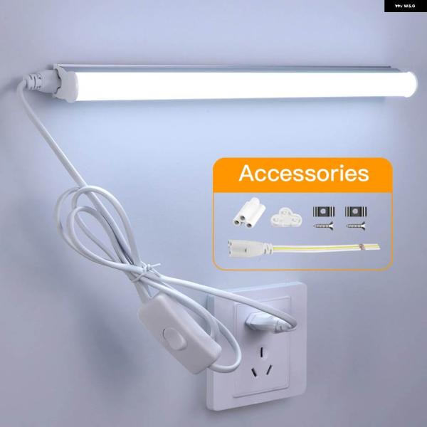 1FT 6W 29CM デスクランプ T5 チューブ LED バー ネジ 本下に AC220V 110V 読書灯 テーブルライト LAMPARA カスタム パーツ アクセサリーLuminous Flux:249-2000High-conce...