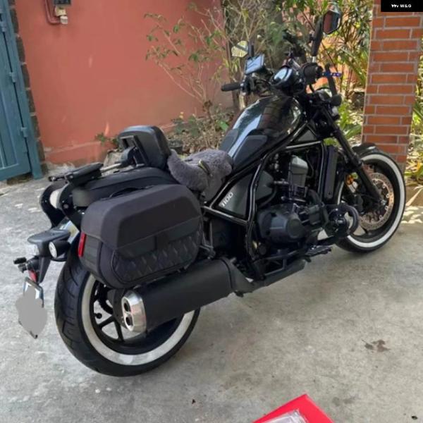 ホンダ CMX1100 レベル用 サドルバッグ クイックリリース 右側 19.5L キャリングバッグ CM1100 サドルバッグ ロック 反射材 カスタム パーツ アクセサリーHigh-concerned chemical:NoneSpec...