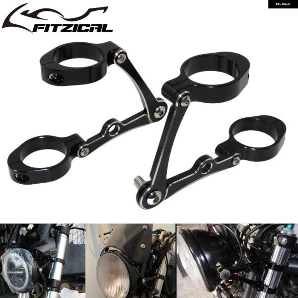 オートバイ 39MM-41MM ヘッドライト ブラケット マウント クランプ フォーク チューブ ライト ホルダー ハーレー スポーツスター XL883 ツーリング カスタム パーツ アクセサリーHigh-concerned chemica...