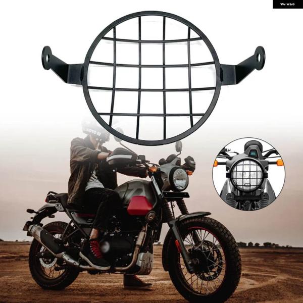 オートバイ ヘッドライト ガード プロテクター カバー カバー HIMALAYAN SCRAM 411 2022 2023 SCRAM 411 SCRAM411 カスタム パーツ アクセサリーProtective parts:Frame P...