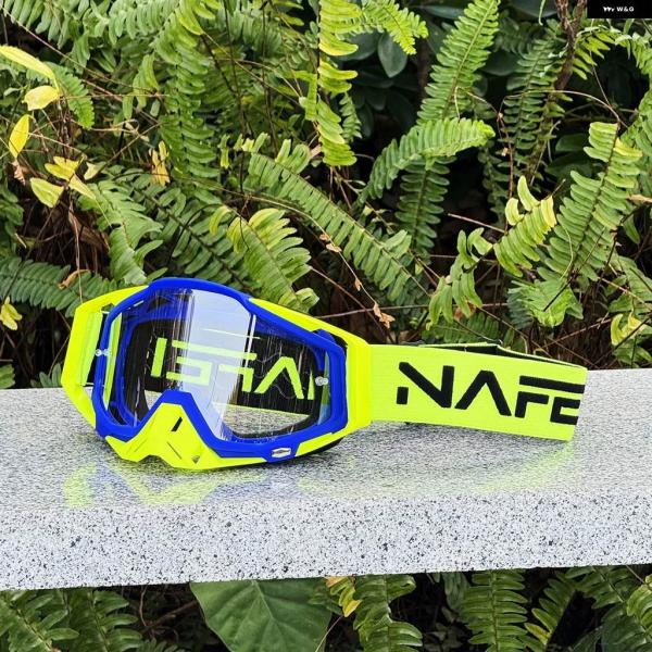 NAFEIB バイク グラス クイックリリースゴーグル オフロード HDレンズ MX ゴーグル スポンジ カスタム パーツ アクセサリーHigh-concerned chemical:NoneLenses Color:MULTI,Clear...