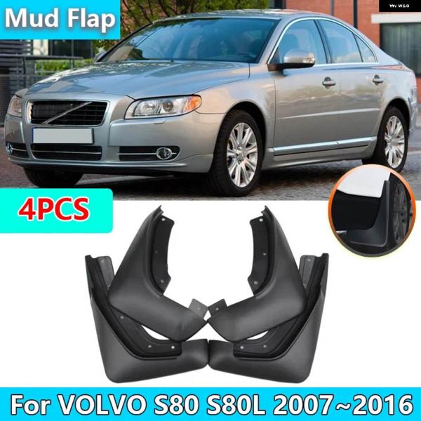 ボルボ S80 S80L 2007 〜 2016 2008 2010 2012 2013 2014 マッド フラップ フロント リア カー マッド フラップ マッド フラップ マッドガード フェンダー カスタム パーツ アクセサリーHigh...