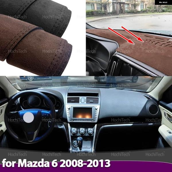 レザー 2008-2013 マツダ 6 GH アテンザ 2009 - 12 ワゴン ダッシュボード カバー パッド カーペット カスタム パーツ アクセサリーHigh-concerned chemical:NoneFloor Mats Ty...