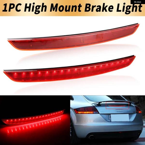 1個 LED ハイレベルサード ブレーキライト CANBUS アウディ MK2 TT 8J 2006-2014 OEM#8J094509 スモークレンズ テールストップランプ カーアクセサリー カスタム パーツ アクセサリーHigh-con...