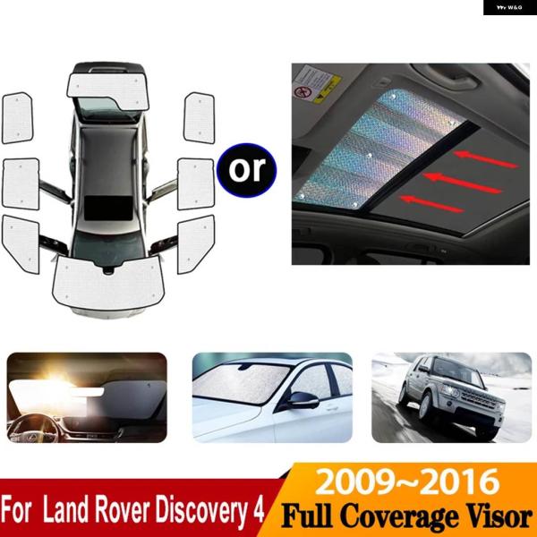 フルカバー サンシェード ランドローバー ディスカバリー 4 2012 L319 LR4 2009~2016 車用サンシェード ウィンドウサンカバー カスタム パーツ アクセサリーProduct application scenarios:...