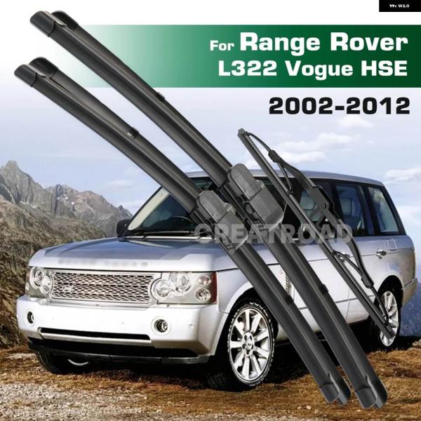 ワイパー LHDRHD フロント/リア ワイパー ブレードセット レンジローバー L322 ヴォーグ HSE 2002 - 2012 フロントガラス /フロントスクリーン ウィンドウ カスタム パーツ アクセサリーHigh-concerne...