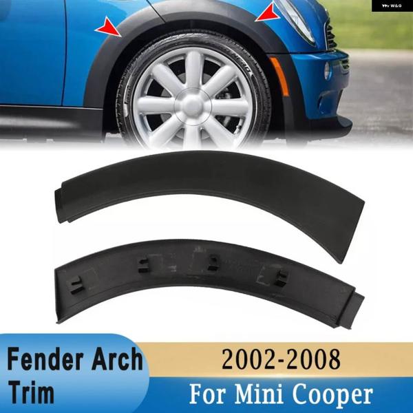 フロントホイールアッパーフェンダーアーチ トリム MINI COOPER 2002-2008 R50 R52 R53 51131505864 51131505866 51131505865 51131505867 カスタム パーツ アクセサ...