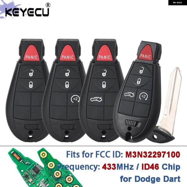 M3N32297100 433MHZ ID46PC F7941 チップリモートキーフォブ ダッジ ダート 2012 - 16 カスタム パーツ アクセサリーHigh-concerned chemical:NoneCountry/Region...