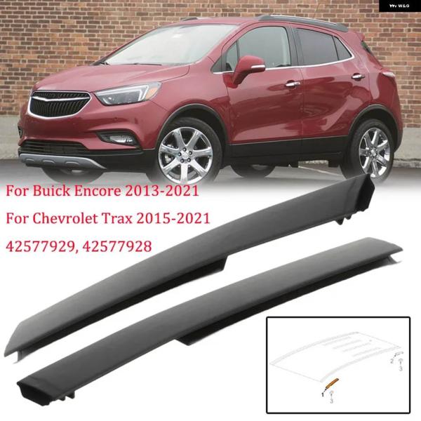 フロント LH RH ルーフ パネル ジョイント トリム - ドリップモールディングキット BUICK ENCORE 13-21 CHEVROLET TRAX 15-21 42577928 42577929 カスタム パーツ アクセサリーH...