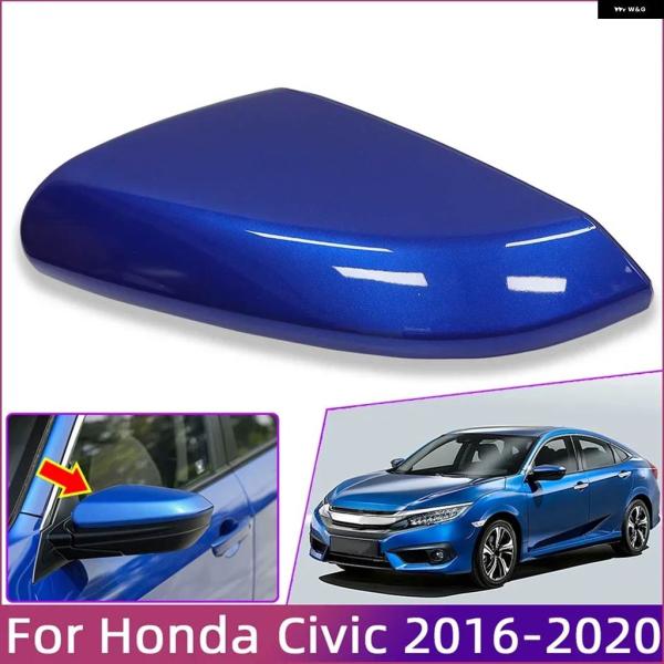 ミラー キャップ ホンダ シビック X 2016 - 20 車/ミラー シェルカバー ハウジング ミラー カバー サイドウィング カスタム パーツ アクセサリーHigh-concerned chemical:NoneSpecial Feat...