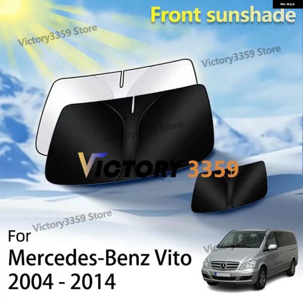 フロントウィンドウ SUNE MERCEDES-BENZ V VITO VIANO VALENTE W639 2004 - 2014 ACCESSORIE WINDSHIELD HEAT INSULATION ES カスタム パーツ アクセ...