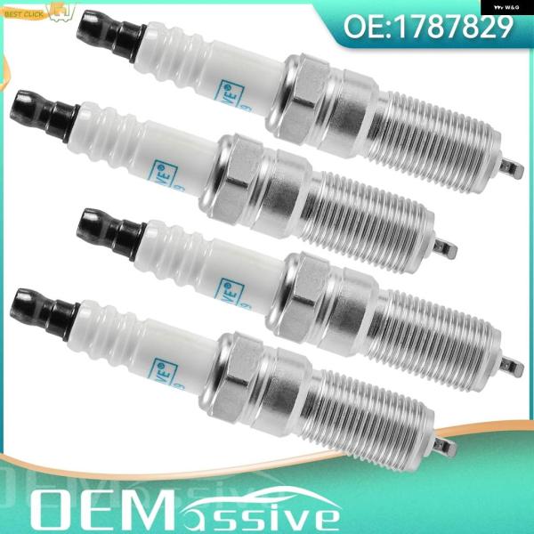 イリジウム 点火 スパークプラグ 4個 セット 1787829 2050957 フォード エスコート フィエスタ フォーカス B-MAX C-MAX グランド ボルボ マツダ 1990-2020 カスタム パーツ アクセサリーHigh-co...