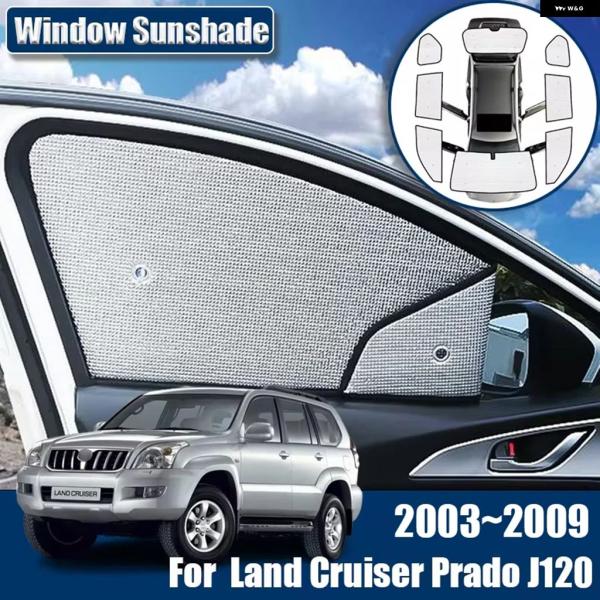 車 SUNES トヨタ ランドクルーザー プラド J120 LC120 FJ120 2003 2009 サンスクリーン バイザー 紫外線防止サン ブラインド インテリア カスタム パーツ アクセサリーProduct application ...