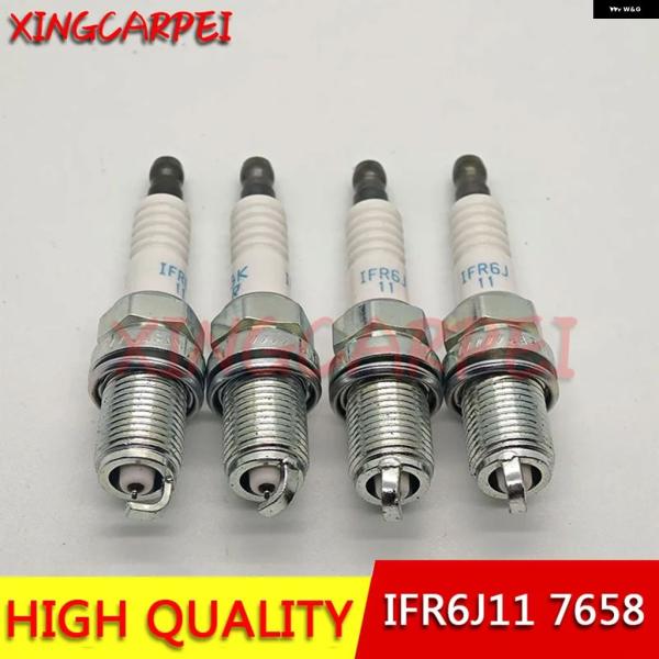 4個 IFR6J11 7658 イリジウム スパークプラグ LIANA BALENO GRAND VITARA IGNIS JIMNY SWIFT SX4 WAGON R FIAT SEDICI M15A M16A カスタム パーツ アクセ...