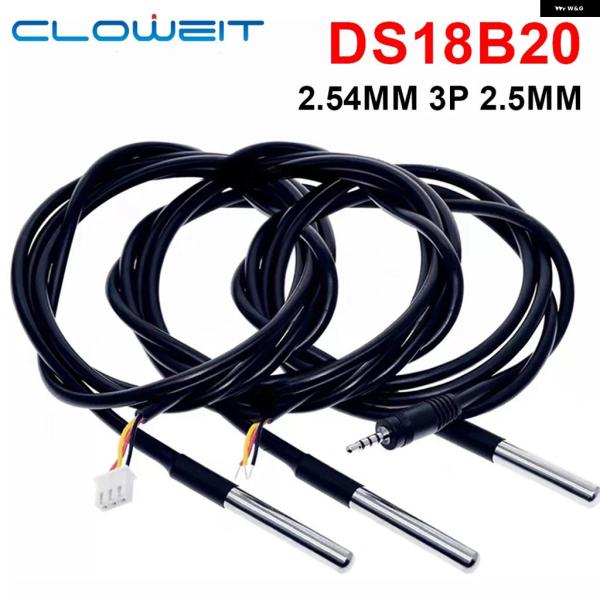 DS18B20 ステンレス 防水 1/2/3Mネジ式温度プローブ温度センサー18B20 ケーブル ARDUINO カスタム パーツ アクセサリーBattery Included:NoHigh-concerned chemical:NoneE...