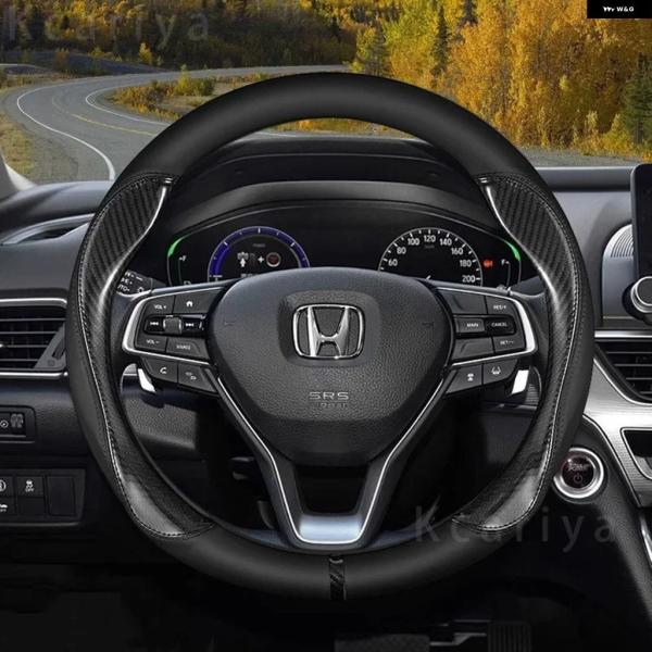 ホンダ シビック 2004 2006 - 09 2012 - 15 車用 ステアリングホイール カバー 滑り止め カスタム パーツ アクセサリーHigh-concerned chemical:NoneItem Diameter:38cmin...