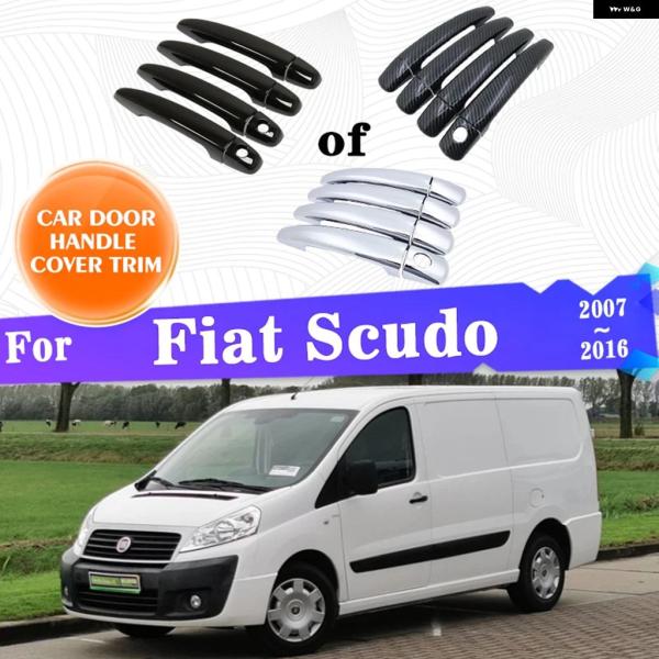 ドアハンドル カバー FIAT SCUDO 2007~2016 カーボン防錆 ステッカー トリム スタイリング キャッチキャップ カスタム パーツ アクセサリーHigh-concerned chemical:NoneCountry/Regi...