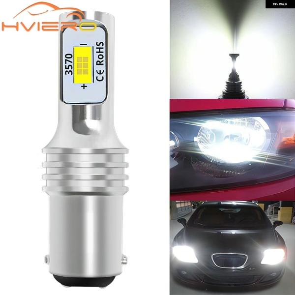 1個 1156 1157 BA15S P21W P21/5W BAY15D PY21W LED バルブ 12V IP65 CSP 3570 SMD 車用リバースウィンカーランプ ブレーキライト ヘッドライト カスタム パーツ アクセサリーO...