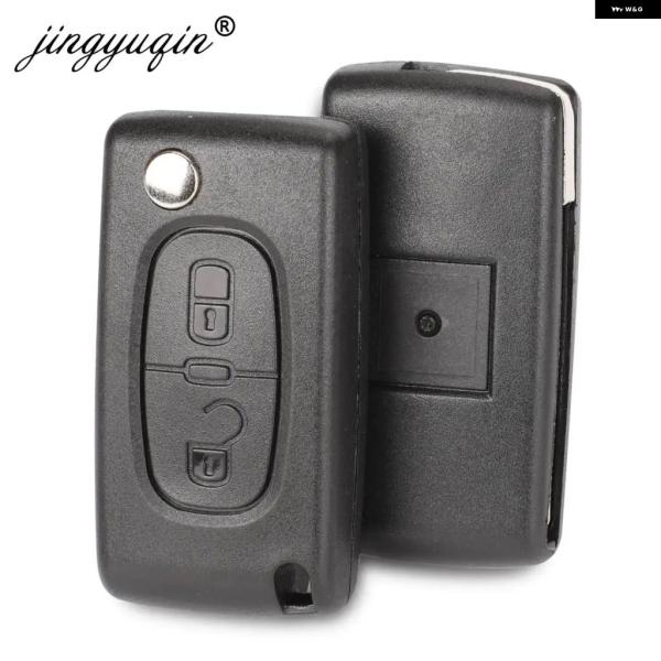 VA2/HCA 2 ボタン リモートフリップ 折りたたみ 式キーフォブケースシェルブレード シトロエン C2 C3 C4 C5 C6 C8 CE0523 CE0536 カスタム パーツ アクセサリーHigh-concerned chemic...