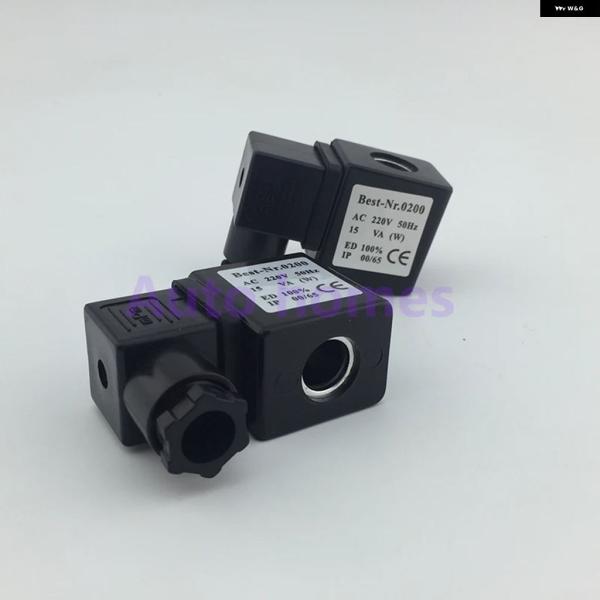 フル銅コイル D130 ソレノイド バルブ コイル ソレノイド バルブ 15VA/12W 24VDC 12V DC 220V AC 110V AC カスタム パーツ アクセサリーStructure:controlPort Size:13.2...
