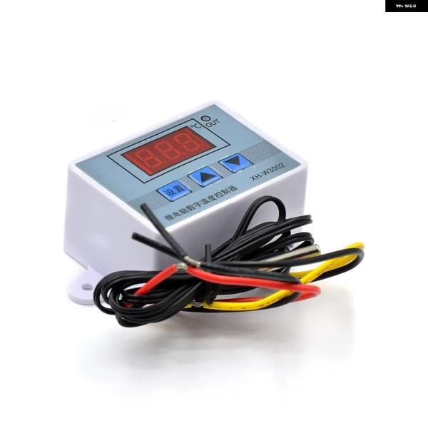 XH-W3002 10A 12V 24V 110V 220V AC デジタルLED 温度 コントローラ ー インキュベーター冷却加熱スイッチ サーモスタット NTCセンサー カスタム パーツ アクセサリーBattery Included:N...
