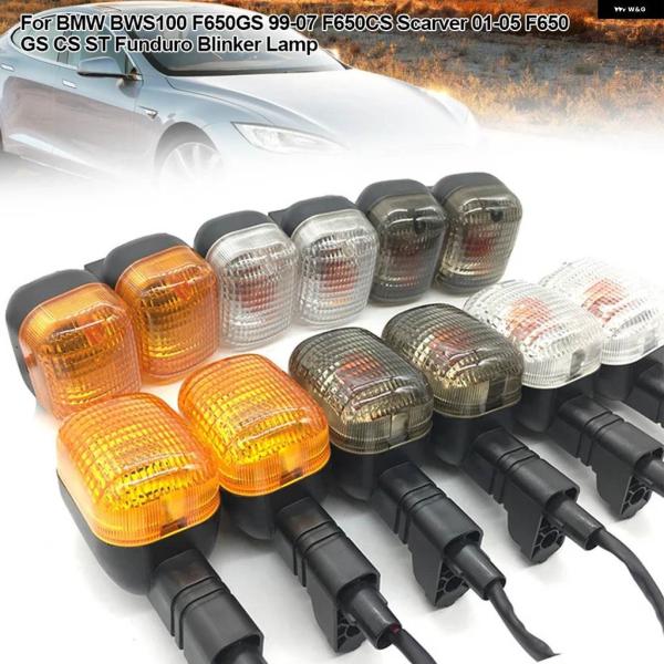 バイク LED ウィンカーライト BMW F650GS 2000-2007 F650CS SCARVER 2001-2005 F650GS CS ST FUNDURO インジケーター ウインカーランプ カスタム パーツ アクセサリーBatt...