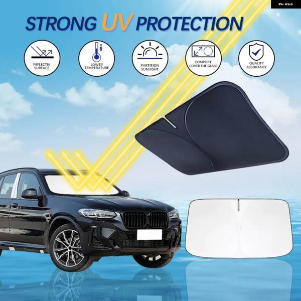 ウィンドウサンシェード カバー BMW X3 G01 E83 G45 F25 オート フロントガラス サンシェード 断熱夏 カスタム パーツ アクセサリーProduct application scenarios:OtherCraft of...
