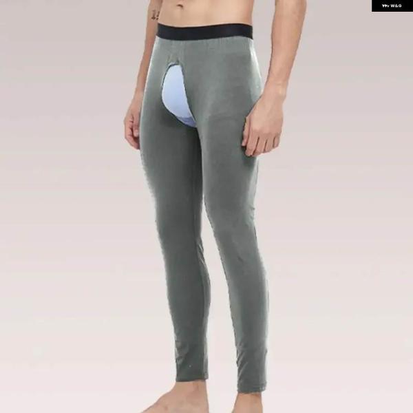 オープンクロッチ サーマルパンツ メンズ 薄手レギンス ミドルエイジ オールドロングジョンズ 秋冬 タイトインナースレッドパンツ メンズ コットンパン カスタム パーツ アクセサリーHigh-concerned chemical:NoneC...