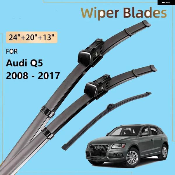 フロント リア ワイパー ブレード アウディ Q5 2008 - 2012 - 17 2010 2009 アクセサリー フロントガラス ウインドウブラシ カスタム パーツ アクセサリーHigh-concerned chemical:None...