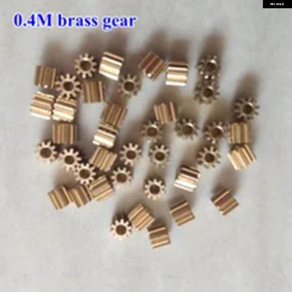 10個 0.4M 9T 10T ギア 外径 4.4MM 4.8MM 真鍮ギア 0.4モジュラス 9トゥース 10トゥース ピニオンギア~ カスタム パーツ アクセサリーHigh-concerned chemical:Noneis_custo...