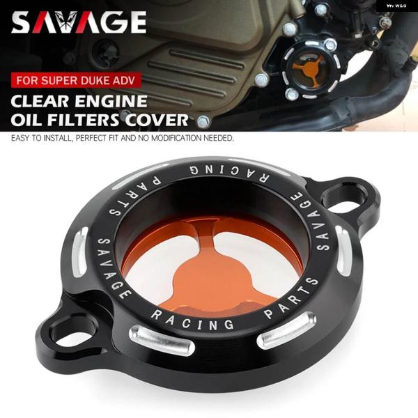 エンジン オイル フィルター キャップ 1190 アドベンチャー ADV RC8 1290 スーパーデューク R GT 1050 オートバイ クリアランス 防水 カバー カスタム パーツ アクセサリーProtective parts:Eng...