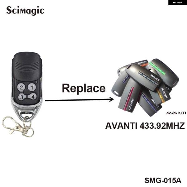 AVANTI ガレージドアゲート リモコン AVANTI 433.92MHZ ローリングコードトランスミッター 4チャンネルキーフォブ カスタム パーツ アクセサリーEncoding method:Rolling codeHigh-conc...