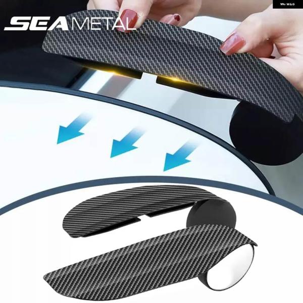 車用凸面ミラー 2IN1 レインシールド リアビュー ブラインド スポットミラー 調整 パーキング 補助ミラー カスタム パーツ アクセサリーHigh-concerned chemical:NoneSpecial Features:Flex...