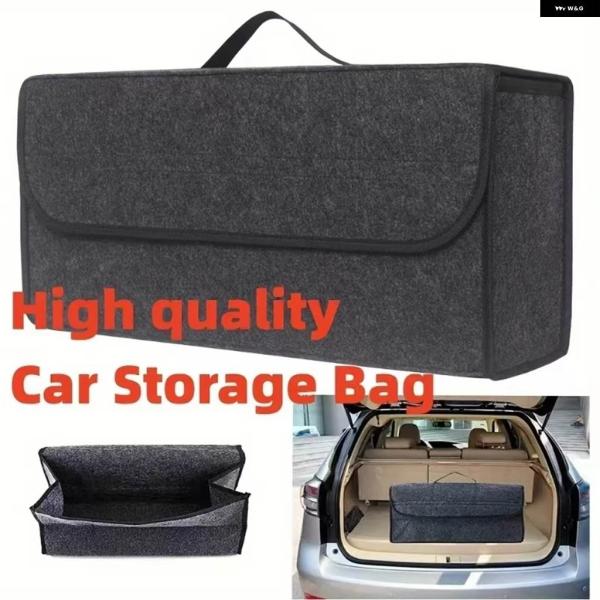 車用フェルトクロス 収納 バッグ 折りたたみ式 オーガナイザー ボックス トランク ツールケース スイフト サムライ ビターラ SX4 ジムニー アルト カイザー イングニス DZ用 カスタム パーツ アクセサリーHigh-concerne...