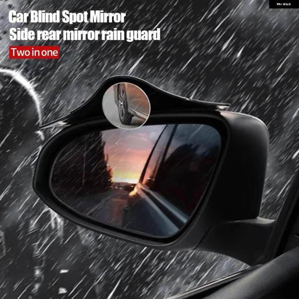 レインアイブロウ車用ミラー レインシールド 防水 ミラー バックビュー凸面鏡 広角リバースミラー カスタム パーツ アクセサリーHigh-concerned chemical:NoneSpecial Features:Rearview Co...