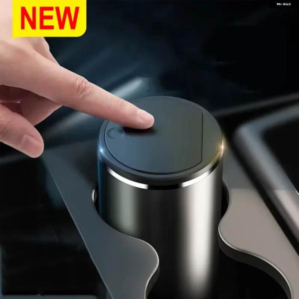 300ML 車用ゴミ箱 車用ゴミ箱 ゴミバスケット ゴミ箱 オーガナイザー 収納 ホルダー バッグ カスタム パーツ アクセサリーHigh-concerned chemical:NoneStyle:Without LidType:Rolli...