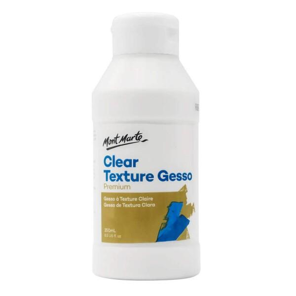 Mont Marte ジェッソ アクリルメディウム アクリル絵の具 ポーリングメディウム Clear Texture 透明 Transparent Gesso 絵の具 アクリル 助剤 250ml商品コード：55057528930型番：MPA...
