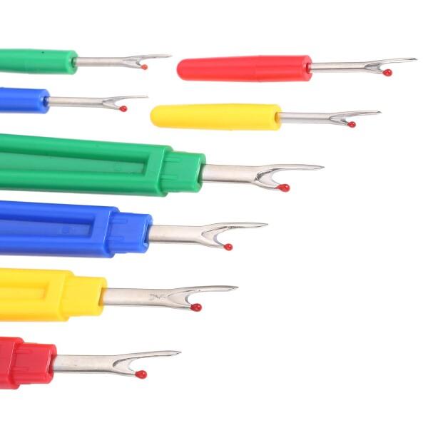 Hicello 糸切りはさみ 縫い目リッパー 糸切断 裁縫用具 手芸用品 刺繍縫製ツール ９点セット プラスチックハンドル 安全キャップ付商品コード：55057537310型番：縫い目リッパーこの商品は裁縫用品の9点セットになります。 4点...