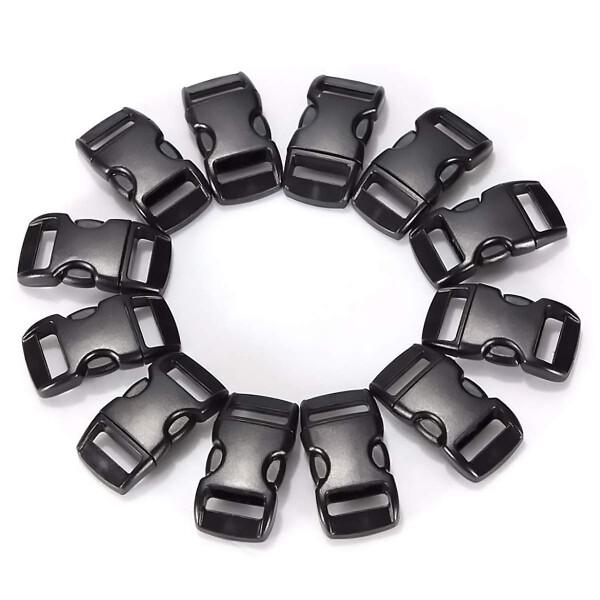 (Ａｉｂｂｏｙｉ) バックル 10mm サイドリリース 50個 差し込みバックル 10mm対応 ブラック プラスチック商品コード：55057537717型番：CS-17サイズ：30mm x 15mm (厚さ：6mm)カラー：ブラック【対応テ...