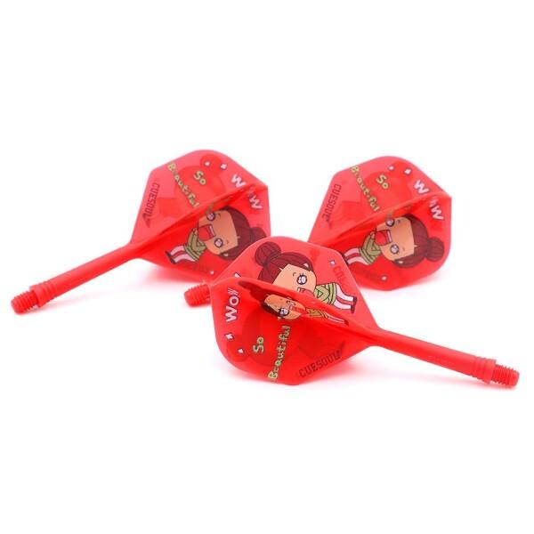 CUESOUL ROSTシリーズシャフト一体型フライト スタンダードシェイプ Mサイズ、3個セット(CS-AK52X-DZNH)商品コード：55057541069型番：CS-AK52X-DZNHカラー：CS-AK52X-DZNHハードでもソ...